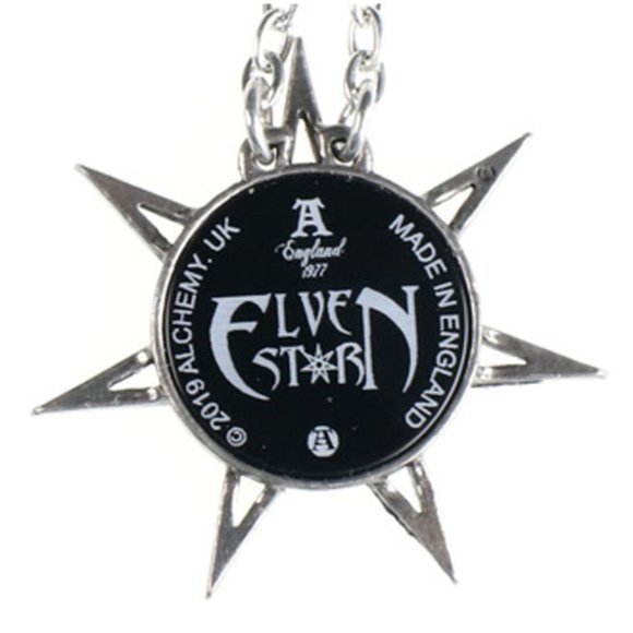 Alchemy Gothic | Accessories | Elven Star Necklace Wiccan Septagram 7 ...